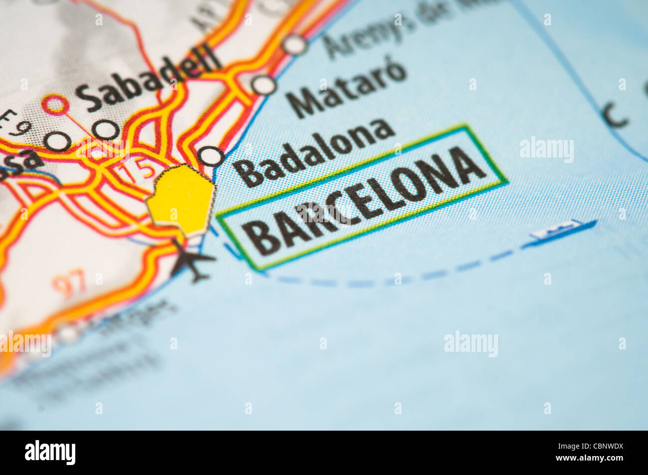 Map city barcelona map pin -Fotos und -Bildmaterial in hoher Auflösung ...