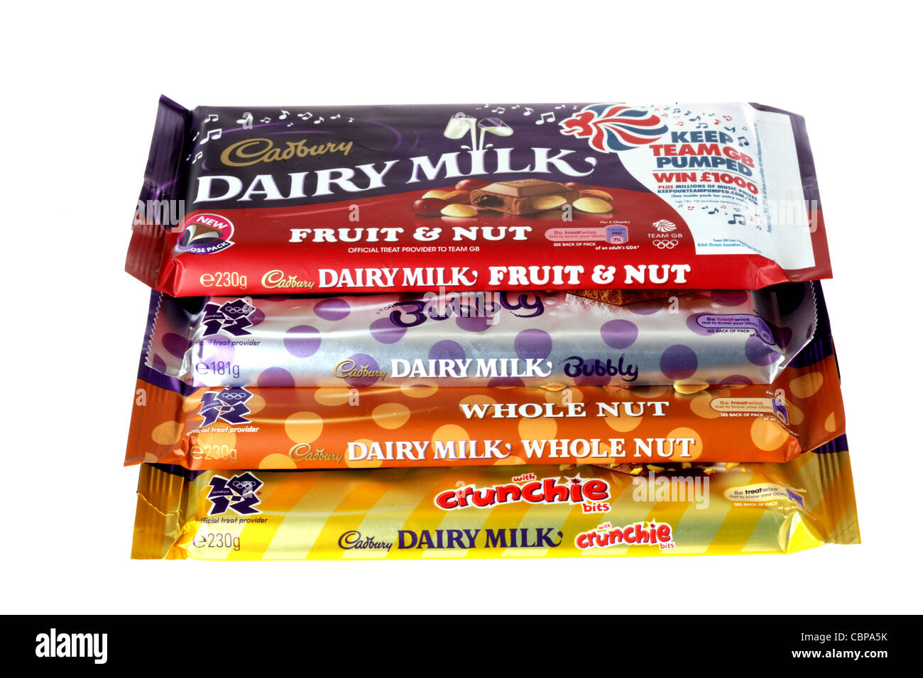 Cadbury Dairy Milk Schoko Riegel Stockfotografie - Alamy