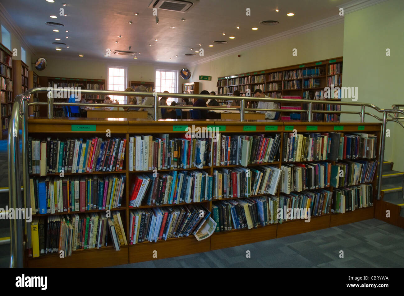 Chelsea-Library Interieur im alten Rathaus im Stadtteil Chelsea London ...