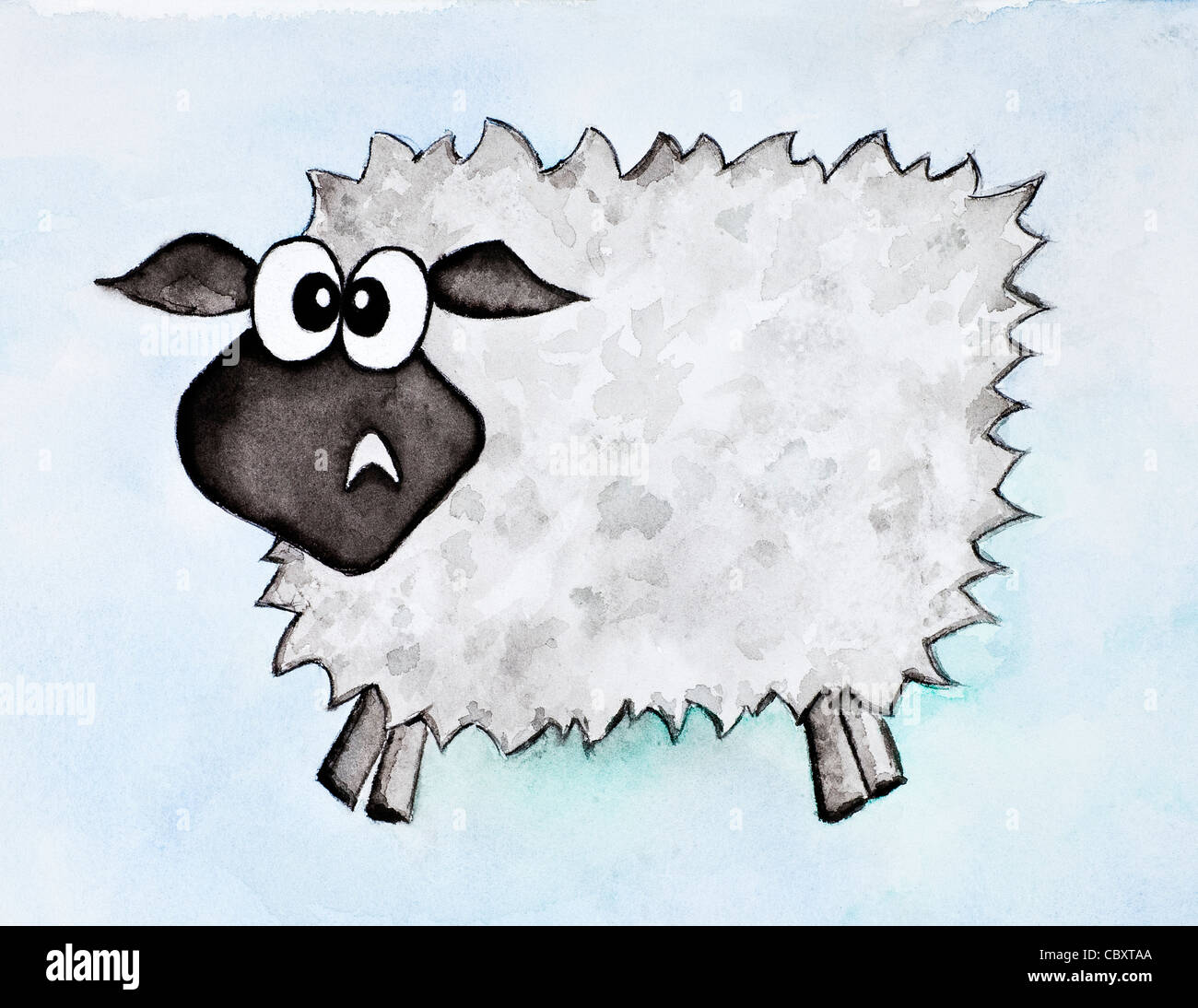 Cartoon sheep -Fotos und -Bildmaterial in hoher Auflösung – Alamy