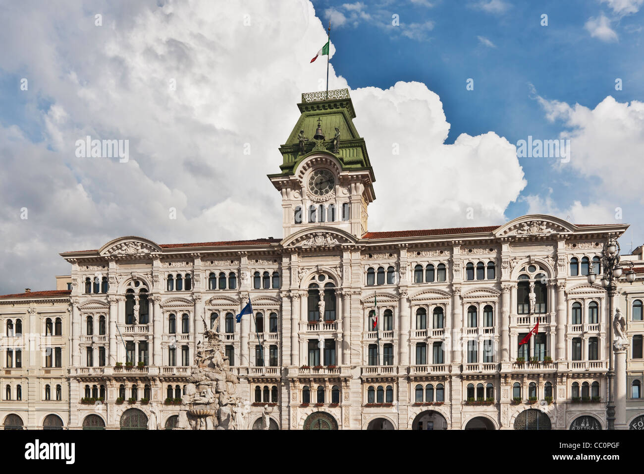 Rathaus, Palazzo del Muniucipio, Triest, Friaul-Julisch Venetien ...