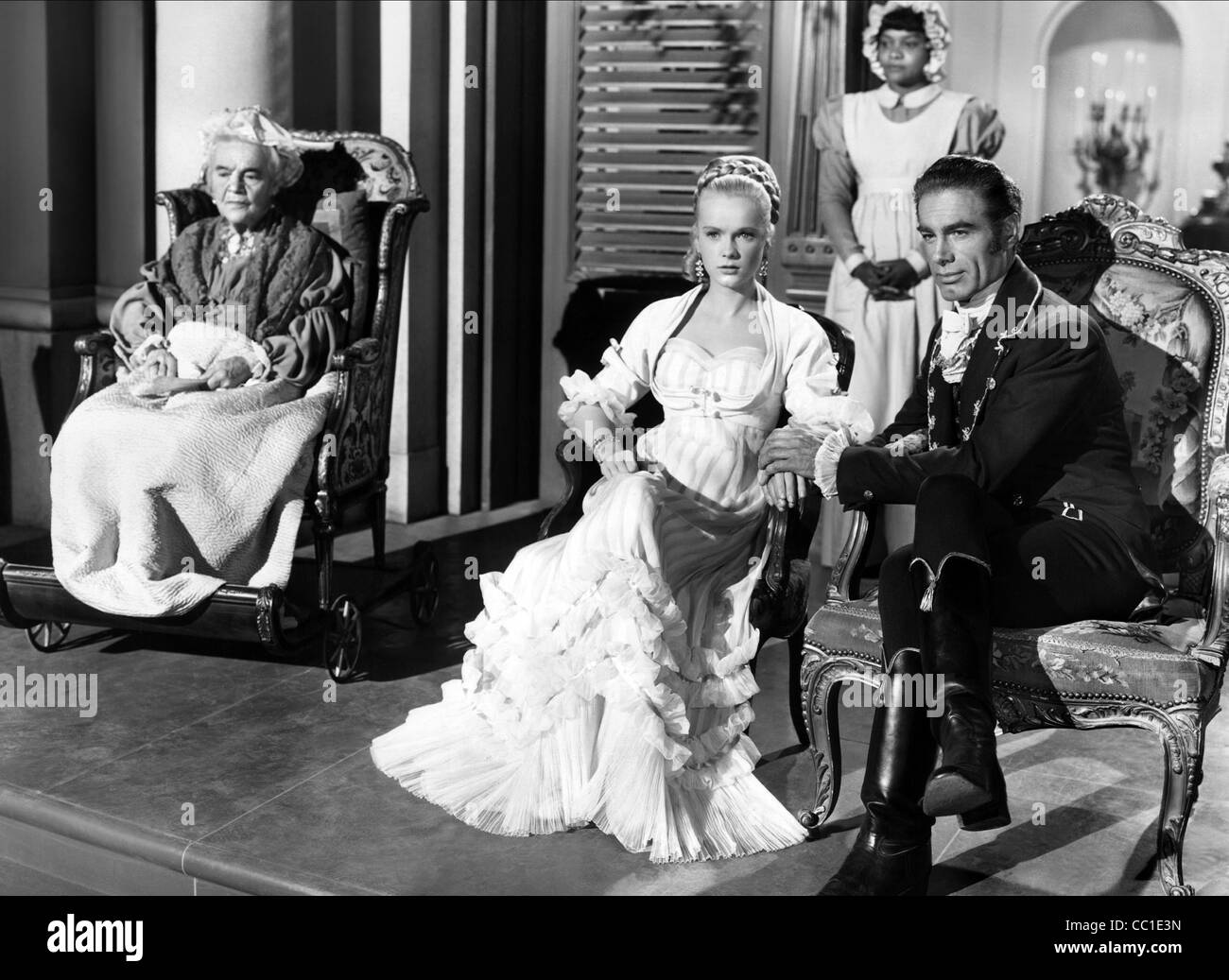 ADELINE DE WALT REYNOLDS, Anne Francis, CHARLES KORVIN, LYDIA BAILEY, 1952 Stockfotografie - Alamy