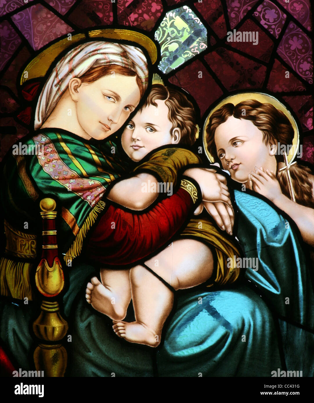 The virgin mary holding the baby jesus -Fotos und -Bildmaterial in ...