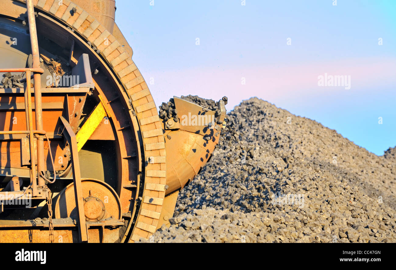 Braunkohle Bagger Stockfotos und -bilder Kaufen - Alamy