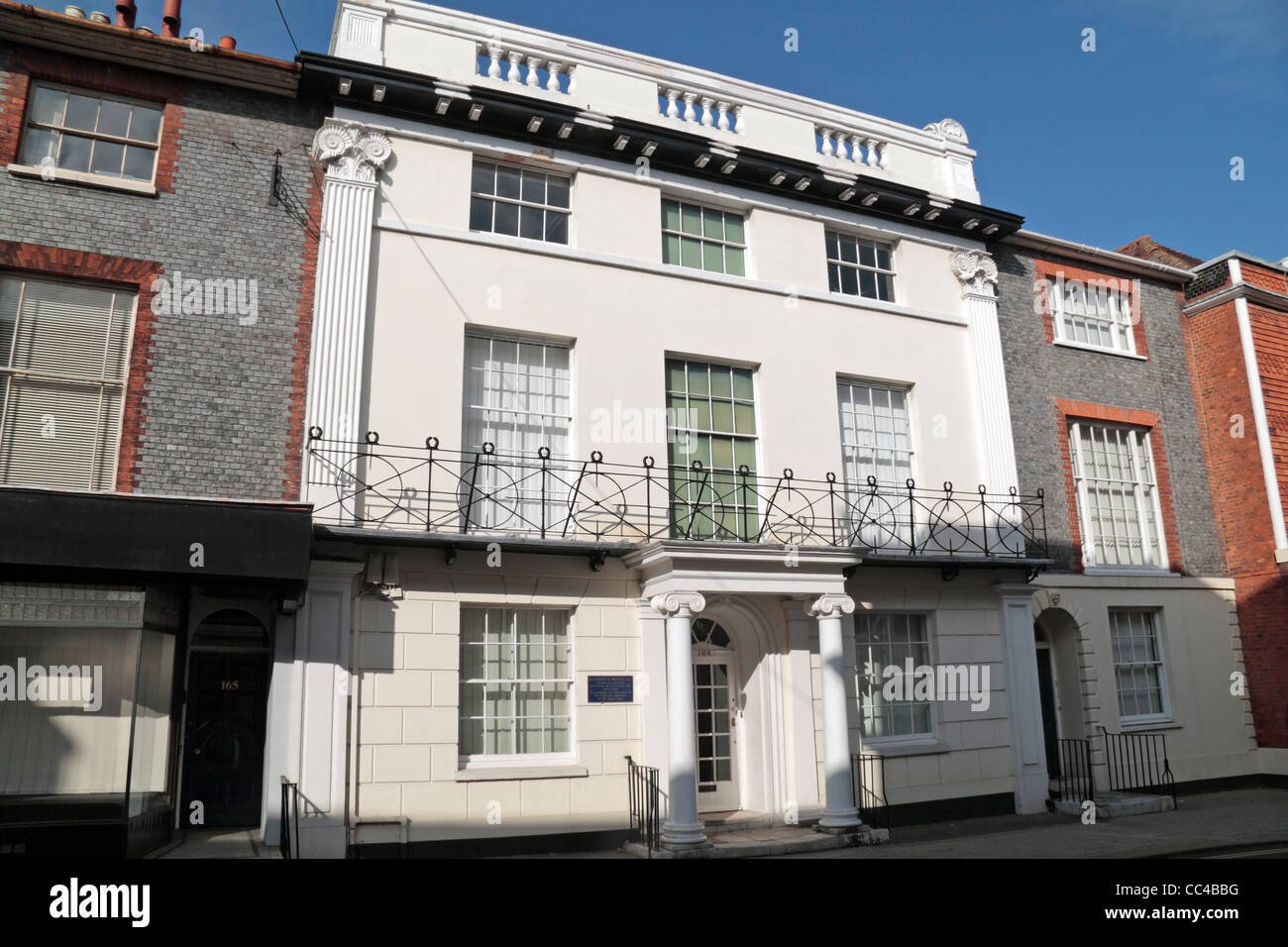 Das ehemalige Haus Dr. Gideon A Mantell, ein Chirurg und Geologe in ...