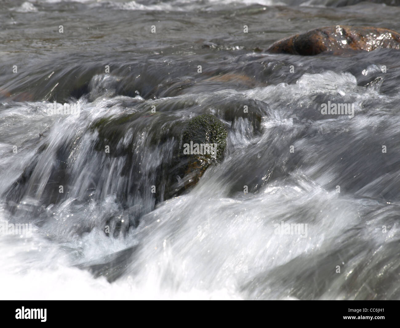 Fluss "Weißen Regen" Bayerischer Wald Deutschland / Fluss "Weisser ...
