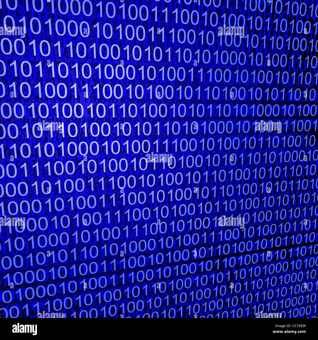 Binären code Nullen und Einsen Hintergrund erstellen Stockfotografie ...