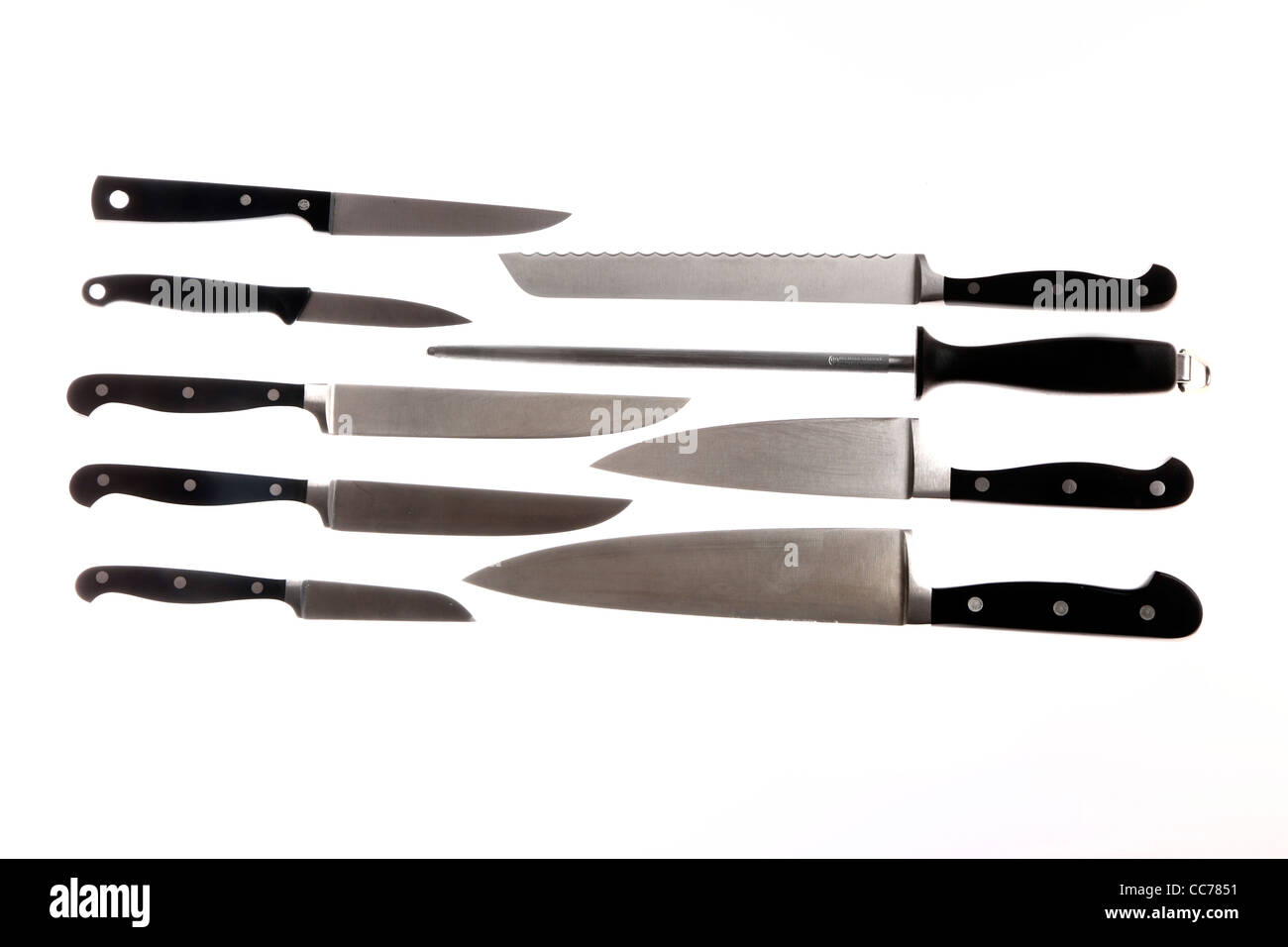 Kitchen knives different types -Fotos und -Bildmaterial in hoher ...