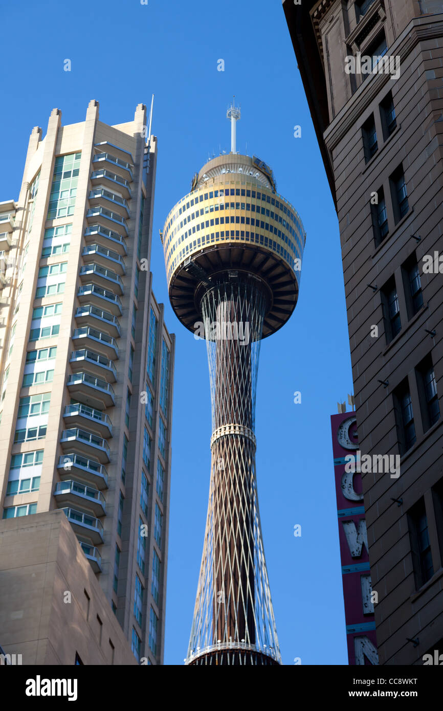 Sydney Tower Eye und CBD Gebäude Stockfotografie - Alamy