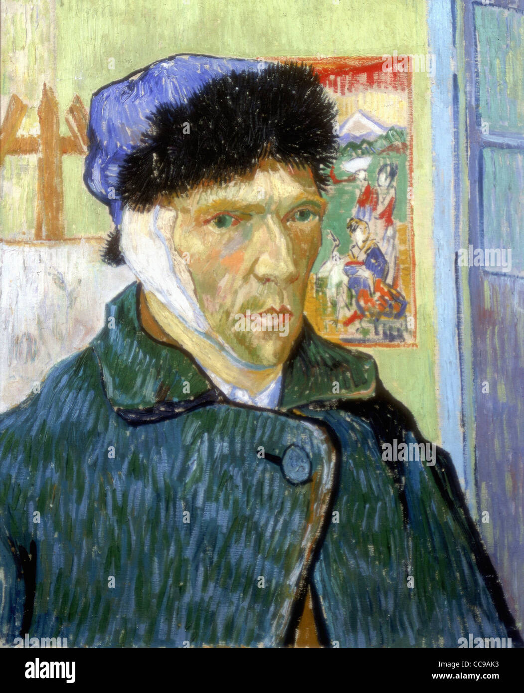 Vincent Van Gogh Selbstportrait mit bandagiert Ohr 1889 Courtauld ...