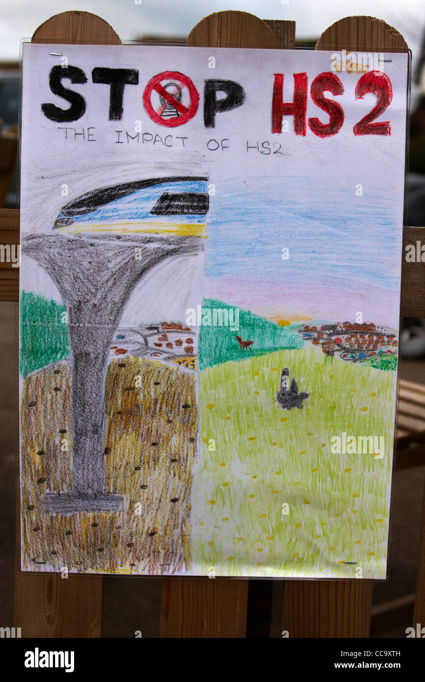 Stop hs2 kinder poster wendover -Fotos und -Bildmaterial in hoher ...