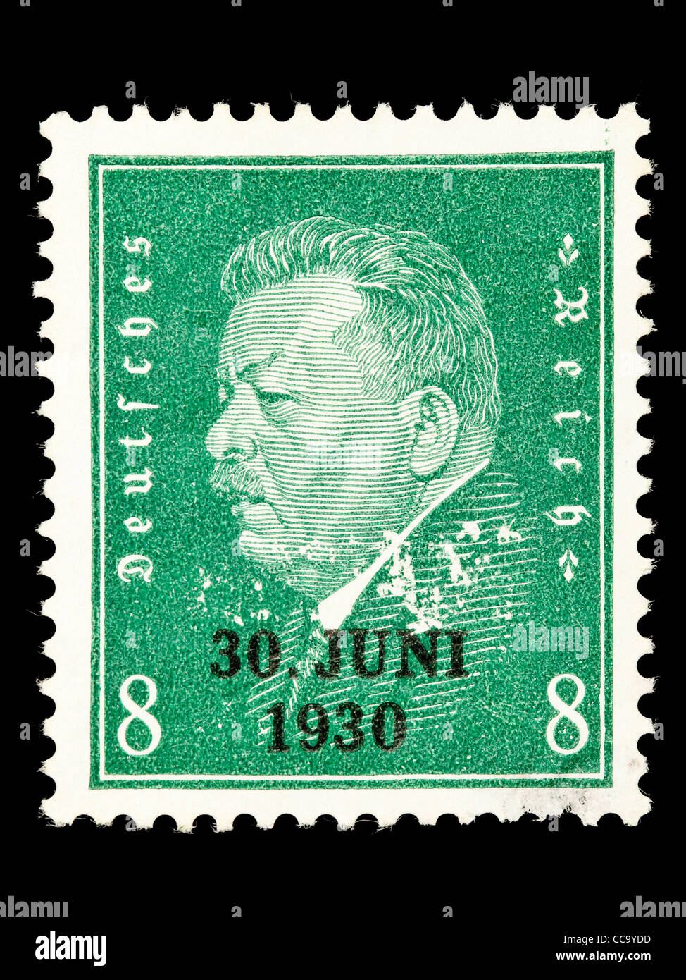 Briefmarke: Deutsches Reich, Friedrich Ebert, 1930, 8 Pfennig, mint ...