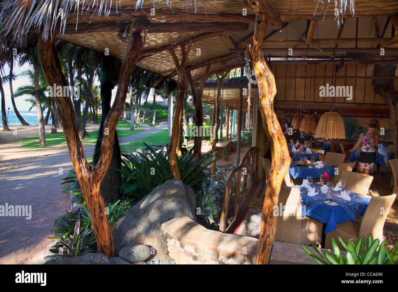 Mama's Fish House, Kuau Cove, Maui, Hawaii Stockfotografie - Alamy