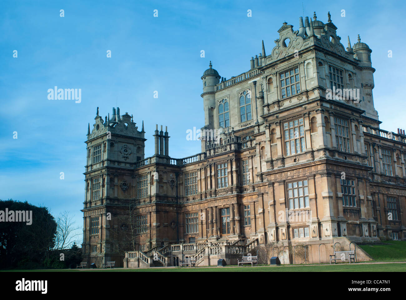 Wollaton Hall, Nottingham, England. Als Standort für Wayne Manor im ...