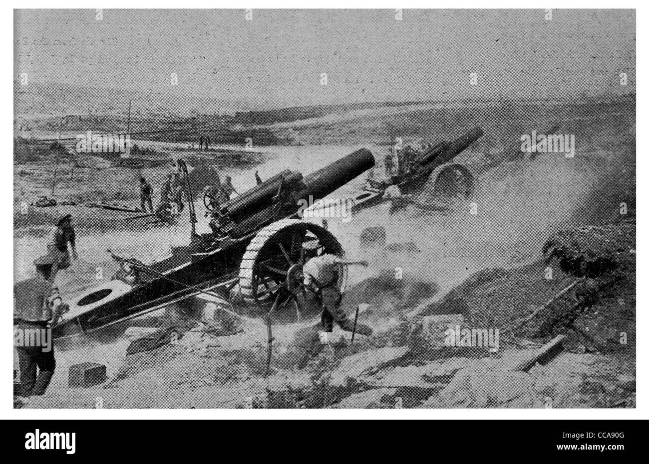 Deutsche artillerie 1 weltkrieg Schwarzweiß-Stockfotos und -bilder ...