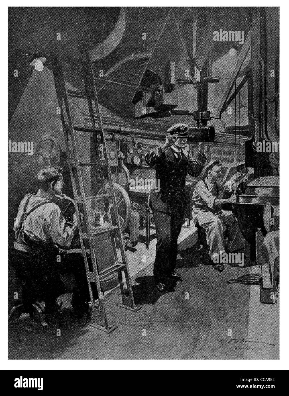 Britische u-Boot-Kapitän, Periskop 1916 U Boot königliche Marine ...