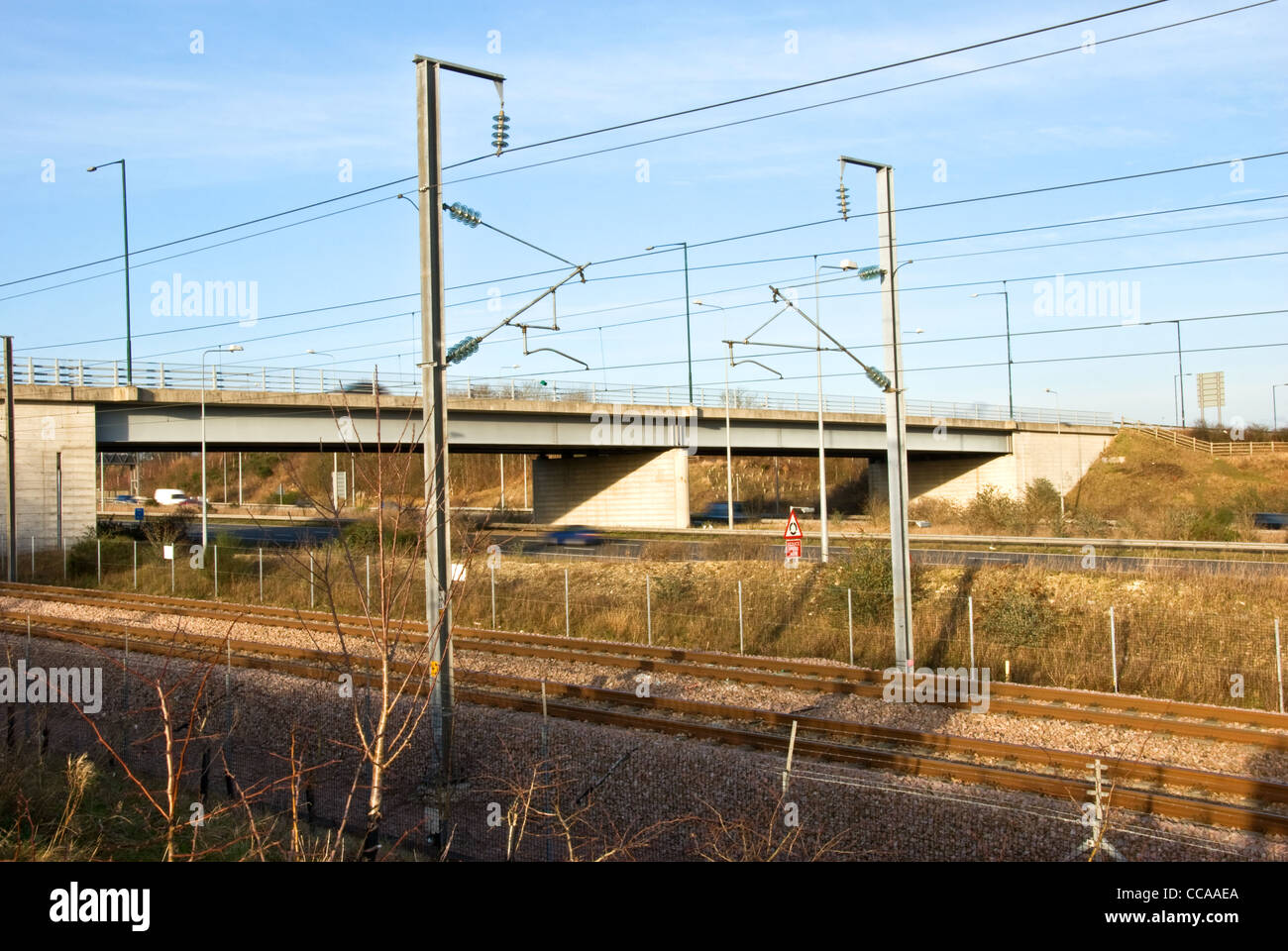 Elektrifizierte Bahnstrecke Stockfotos und -bilder Kaufen - Alamy