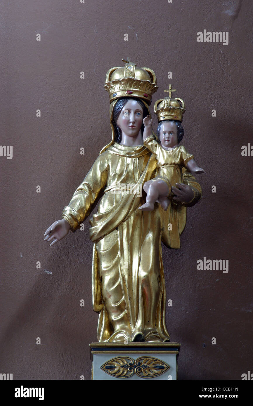 Jungfrau Maria mit dem Jesuskind Stockfotografie - Alamy