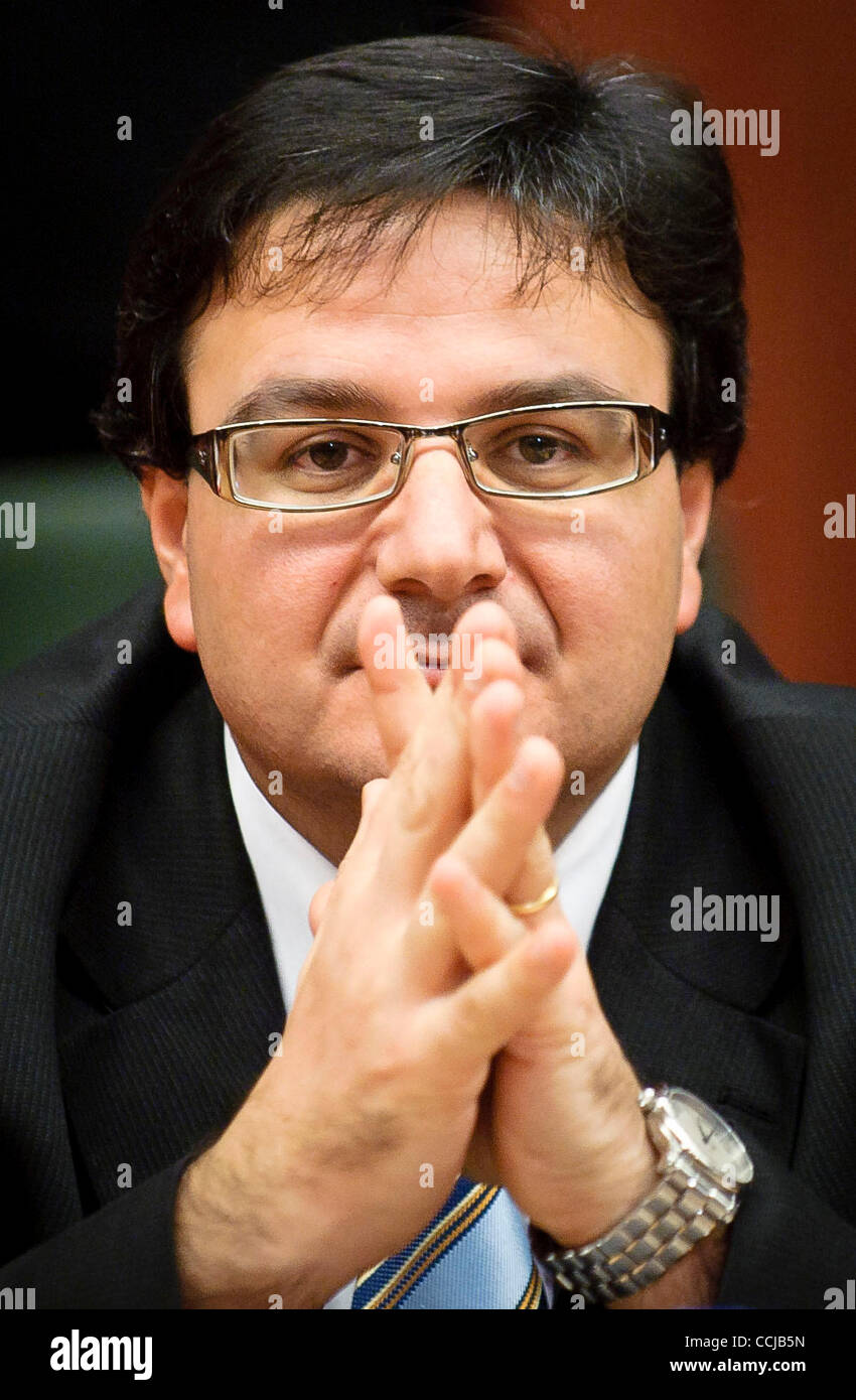 6. Dezember 2010 - BXL, Brüssel, Belgien - Malta Minister der Finanzen ...