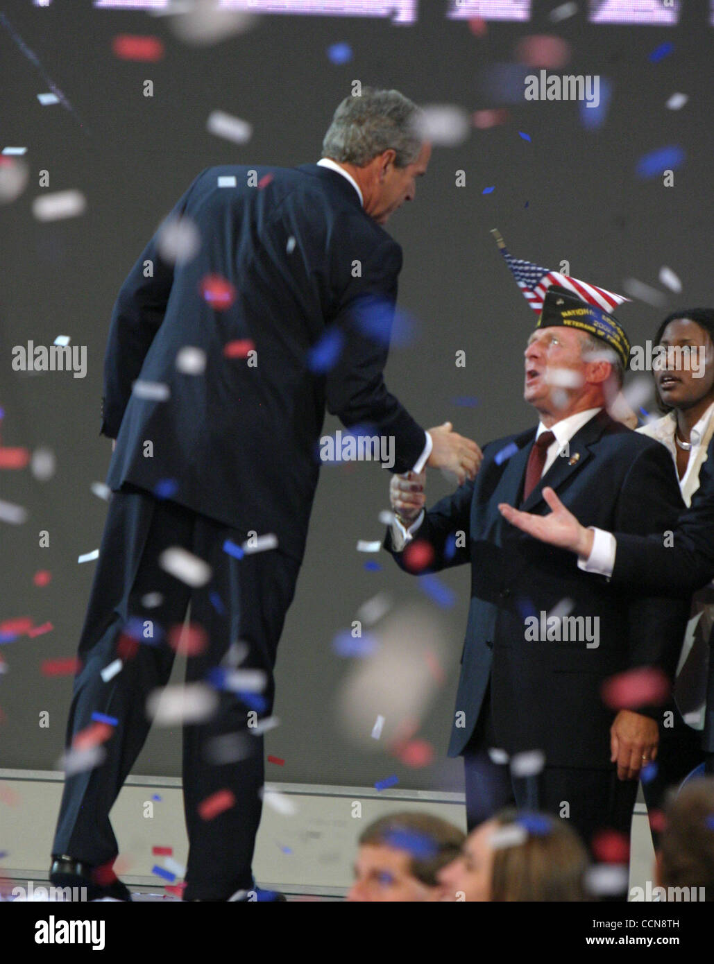 2. September 2004; New York, NY, USA; Präsident GEORGE W. BUSH ...