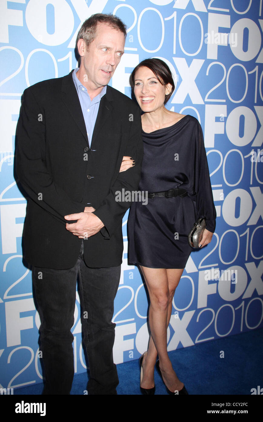 Schauspieler HUGH LAURIE und LISA EDELSTEIN der FOX 2010 Upfront after ...
