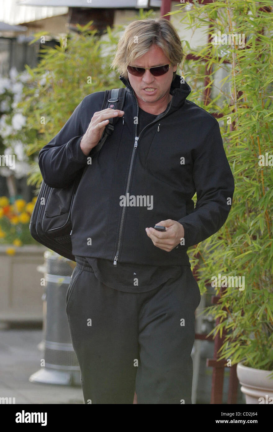 West Hollywood, 2008-3-5 / Schauspieler VAL KILMER verlassen eine Sushi ...