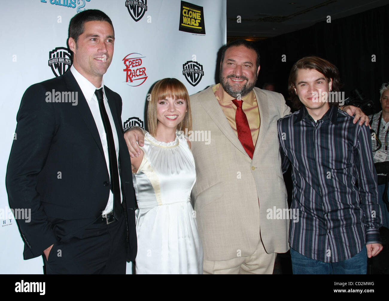 13 März 2008 Las Vegas Nevada Usa Speed Racer Cast Mitglieder
