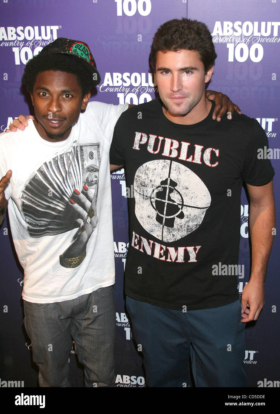 Swayze Rapper und Schauspieler Brody Jenner auf der Absolut 100 Party ...