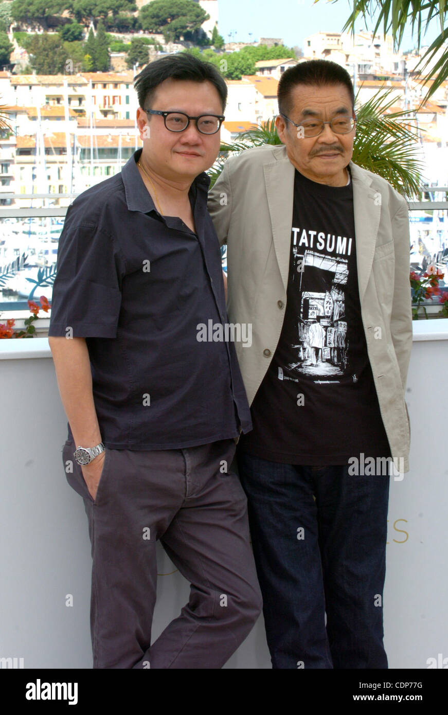 (L - R) Regisseur Eric Khoo und Zeichner und Schriftsteller Yoshihiro ...
