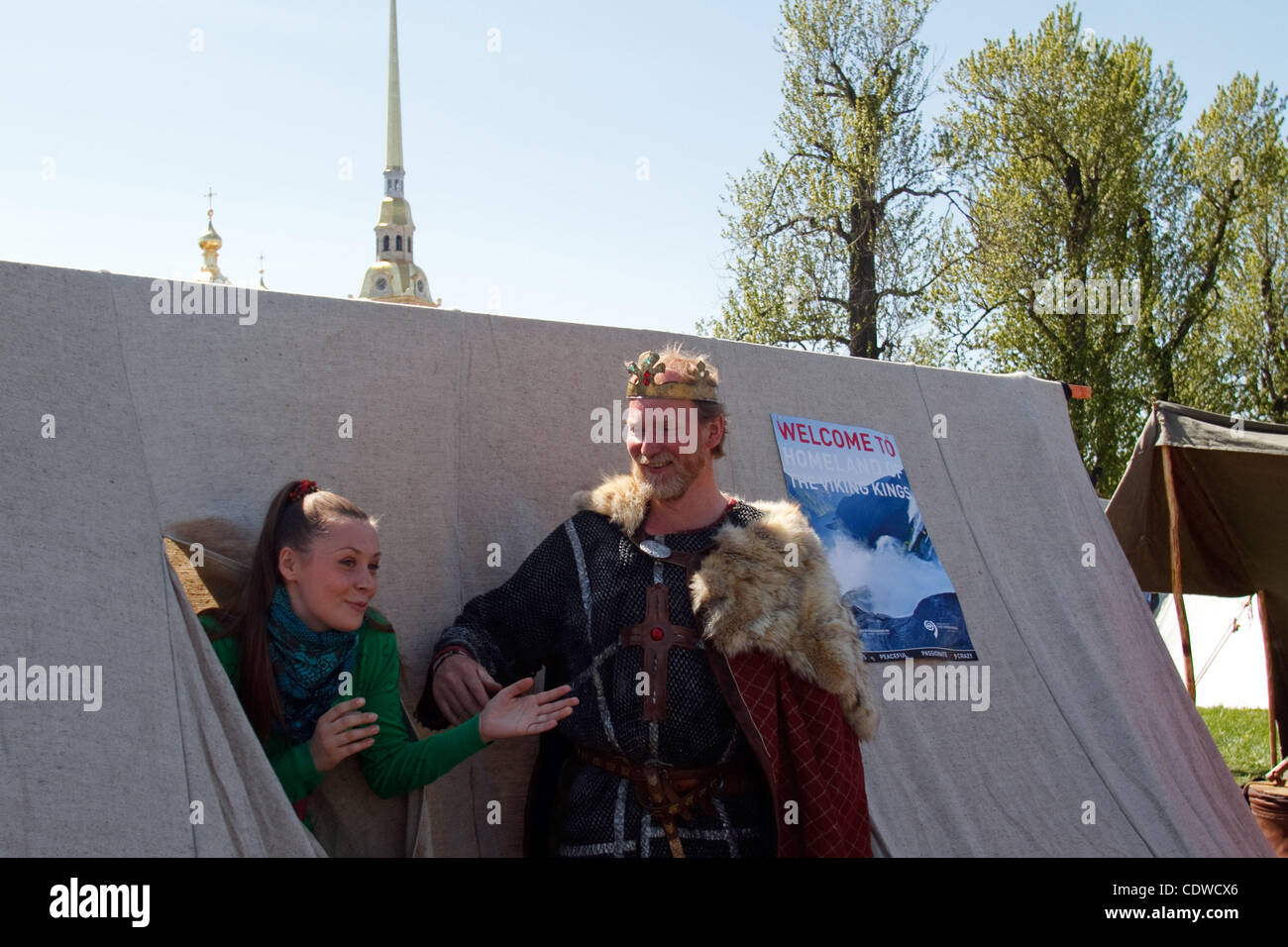"Legenden der norwegischen Wikinger" Viking Festival in St. Petersburg ...