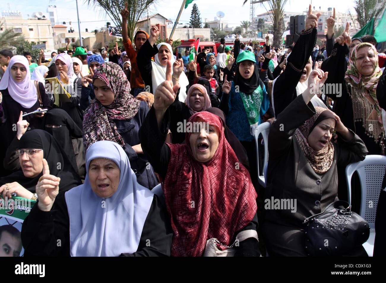 Feiern Sie 18. Oktober 2011 - Gaza-Stadt, Gazastreifen, Palästinensische Autonomiegebiete ...