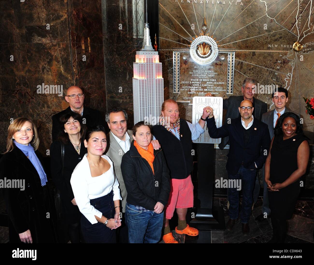 1. November 2011 - Manhattan, New York, USA - von links: Tanja WENMAN ...