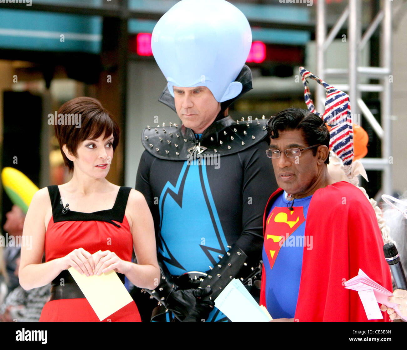 Tina Fey und Will Ferrell als ihre Charaktere in "Megamind" und Al ...