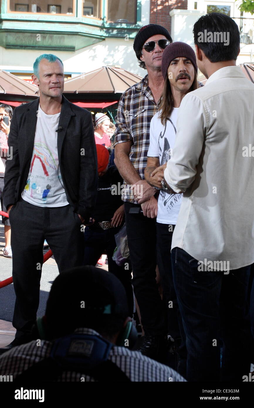 Floh, aka Michael Peter Balzary, Chad Smith und Anthony Kiedis Red Hot ...