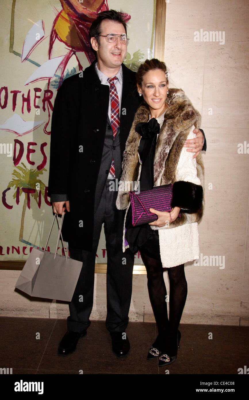 Jon Robin Baitz und Sarah Jessica Parker Öffnung Nacht der Lincoln ...