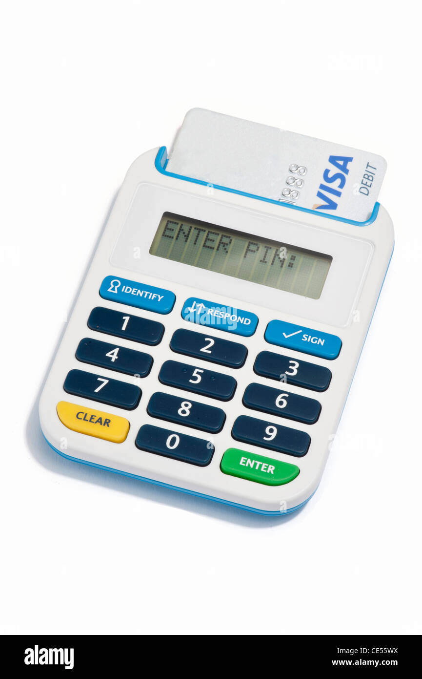 Online banking security device Ausgeschnittene Stockfotos und -bilder ...