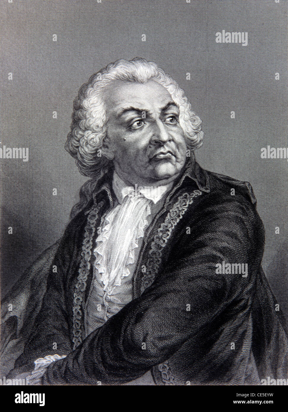 Porträt von Mirabeau, Honoré Gabriel Riqueti, Graf von Mirabeau (1749 ...