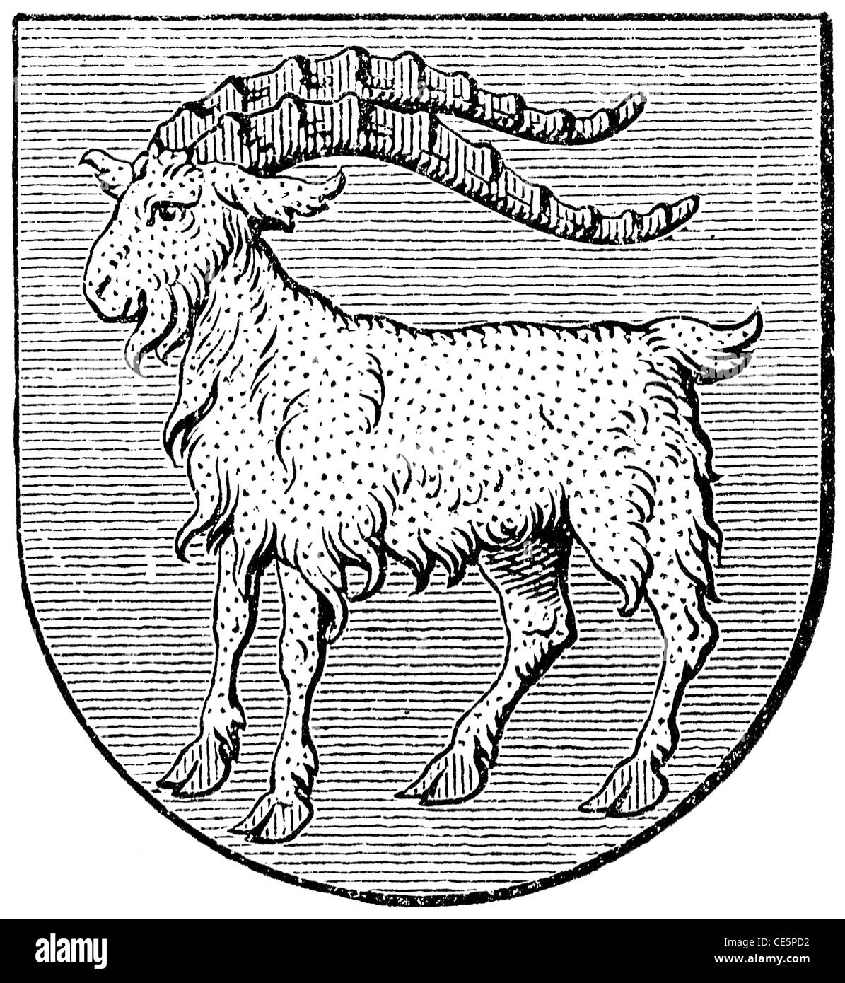 Wappen von Istrien (K.u.k.-Monarchie Stockfotografie - Alamy