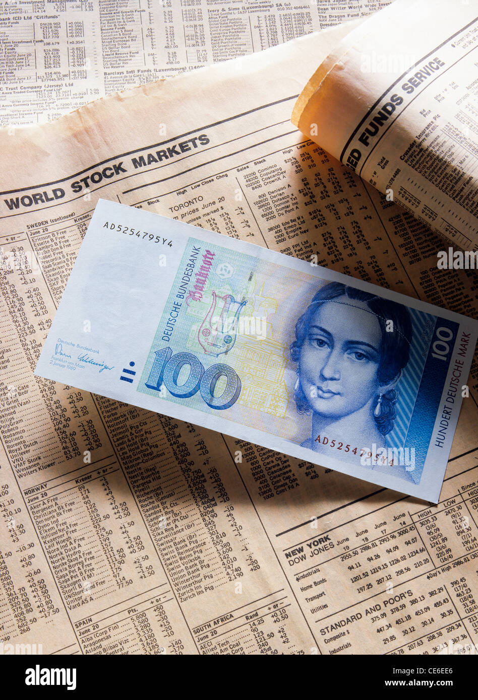 Deutsche mark scheine -Fotos und -Bildmaterial in hoher Auflösung – Alamy