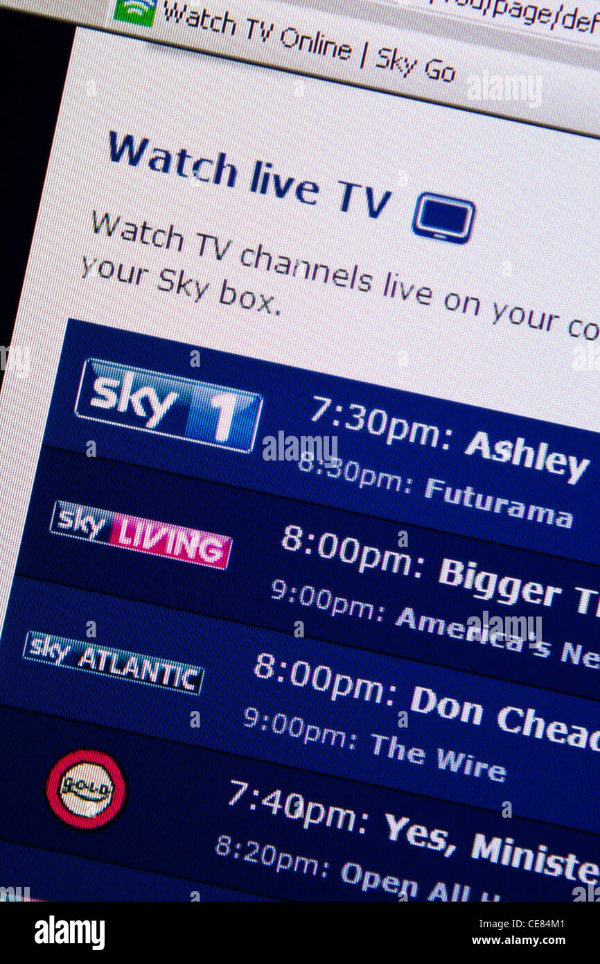 Live tv -Fotos und -Bildmaterial in hoher Auflösung – Alamy