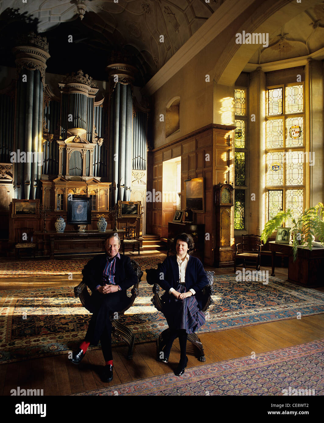 Glyndebourne Opera House. Sir George Christie & Lady Mary Christie ...