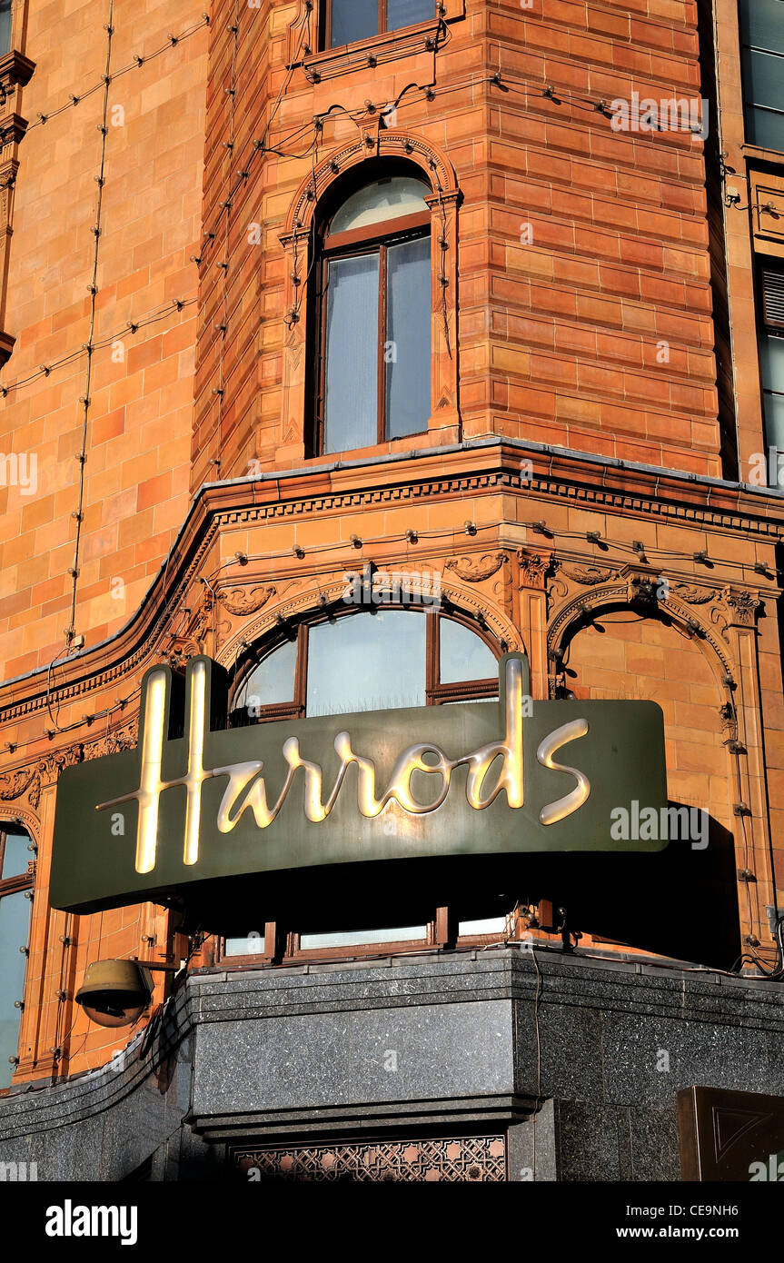 Harrods Logo Stockfotos und -bilder Kaufen - Alamy