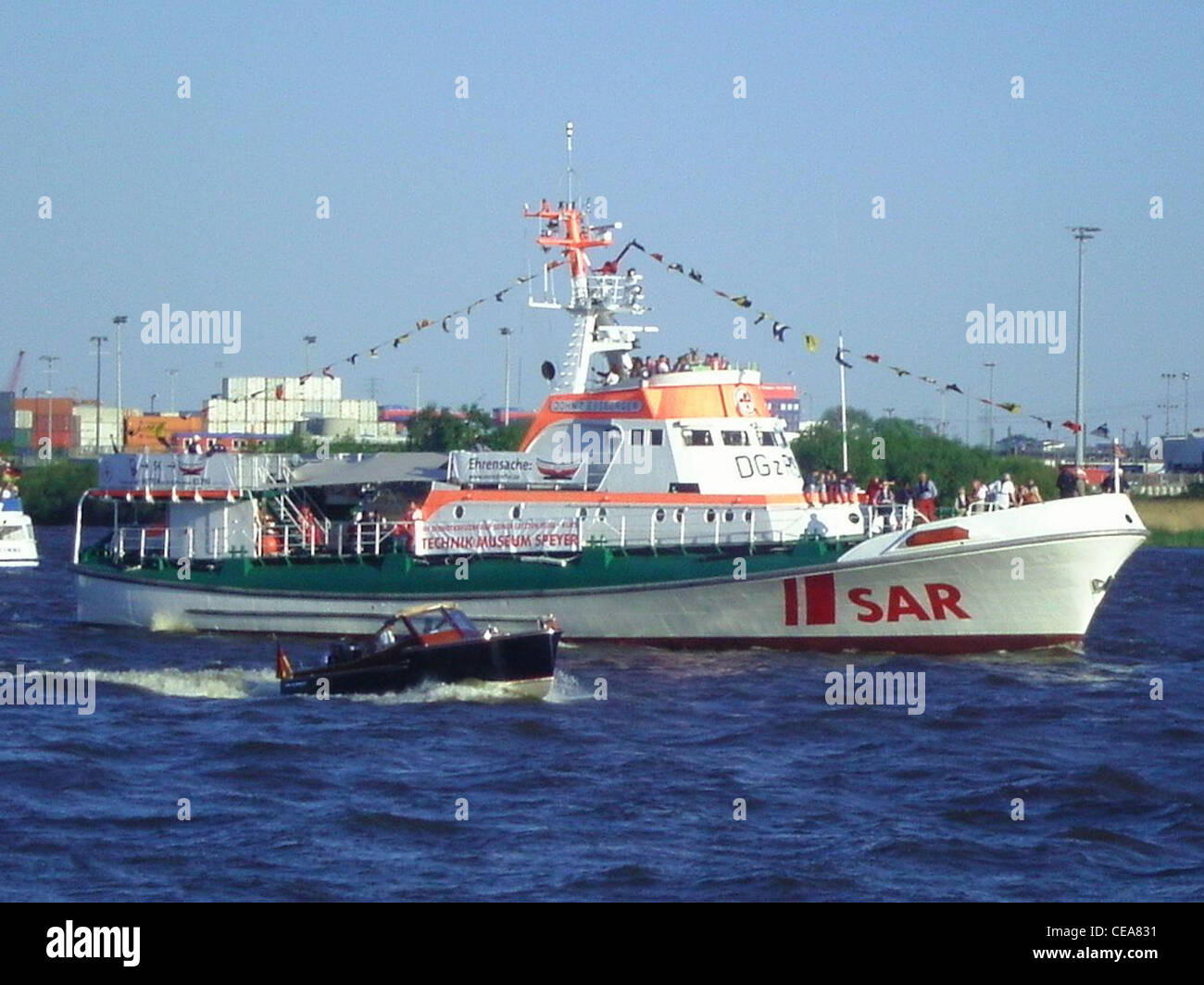 Das deutsche Rettungsboot Schiff John von der deutschen Lifeboat ...