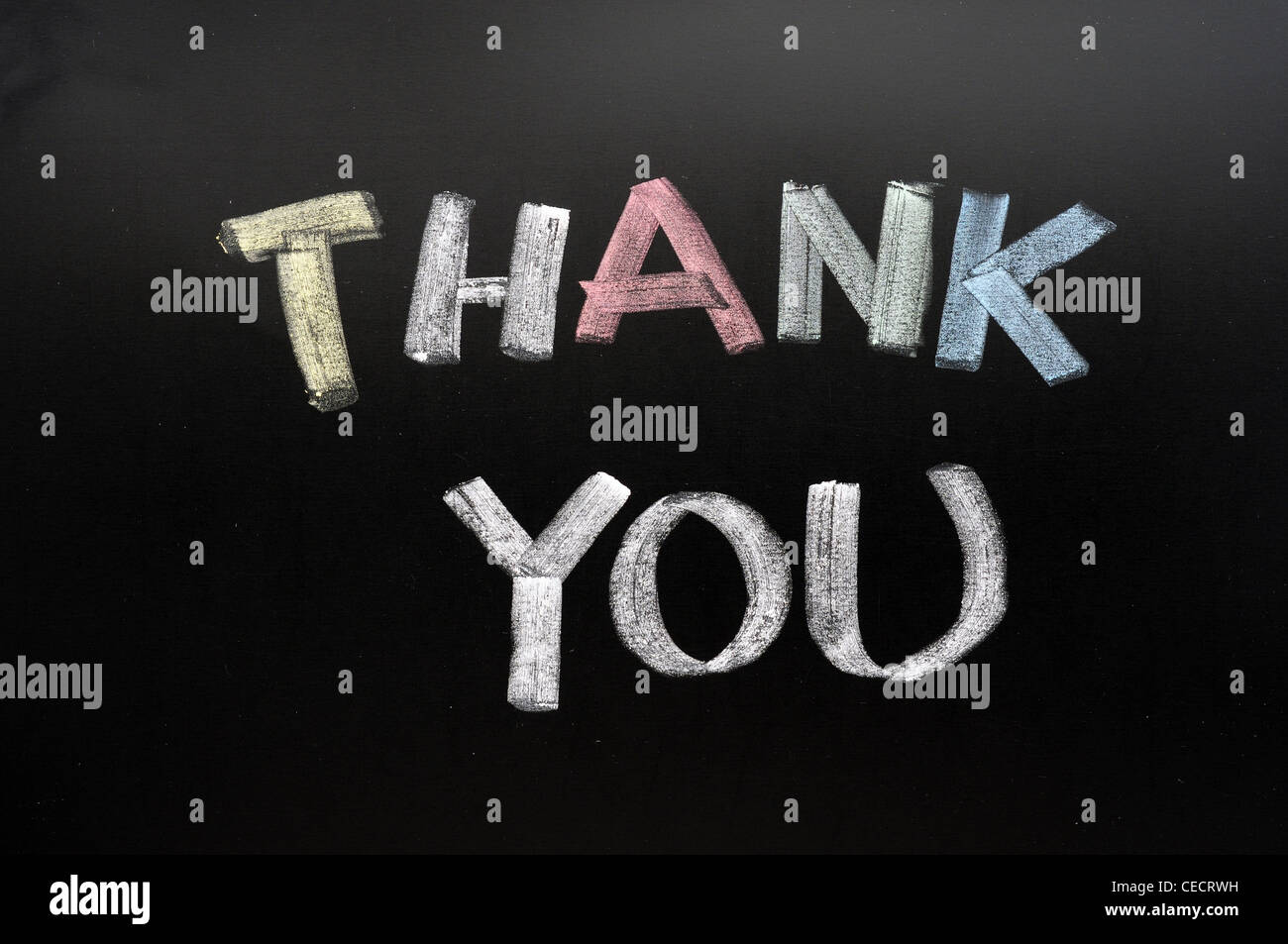 Danke Tafel Kreide Tafel Dankbarkeit schwarz Wertschätzung weißer Text ...