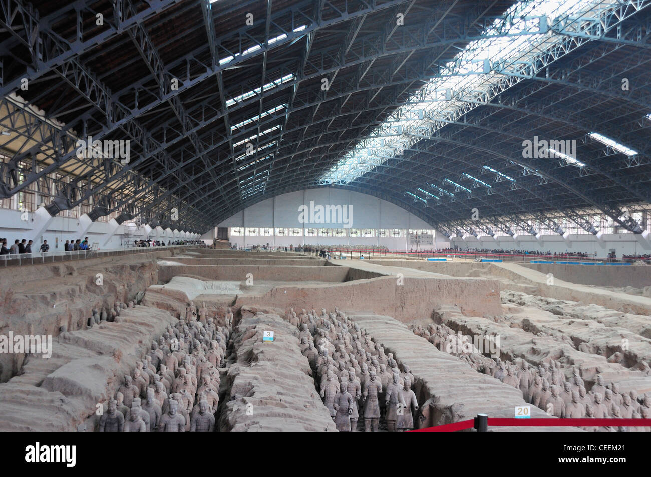 China, Xi ' an, Grab von Qin Shi Huang, Terrakottasoldaten, antiken ...