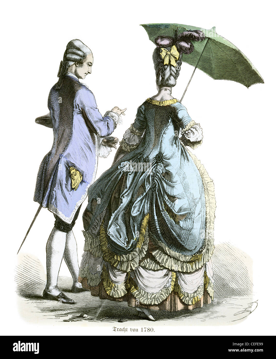 Historical fashion 1780 -Fotos und -Bildmaterial in hoher Auflösung – Alamy