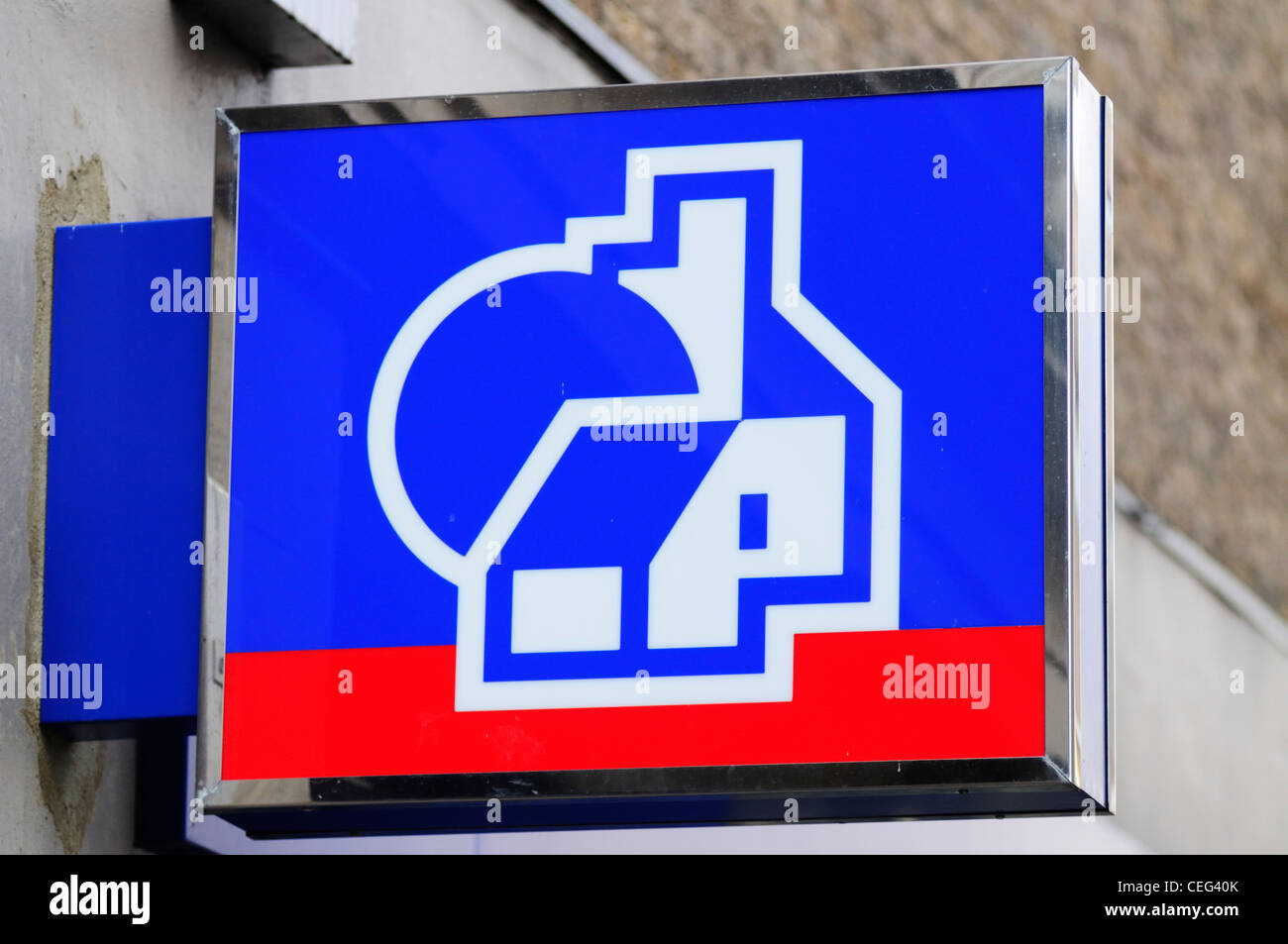 Nationwide Building Society Zeichen Logo, Cambridge, England, UK ...