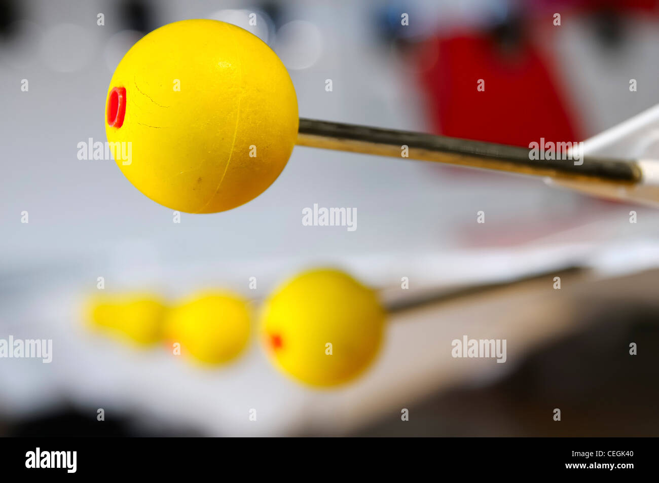 Blitzableiter an der Hinterkante der Flügel Kante eine Bombardier ...