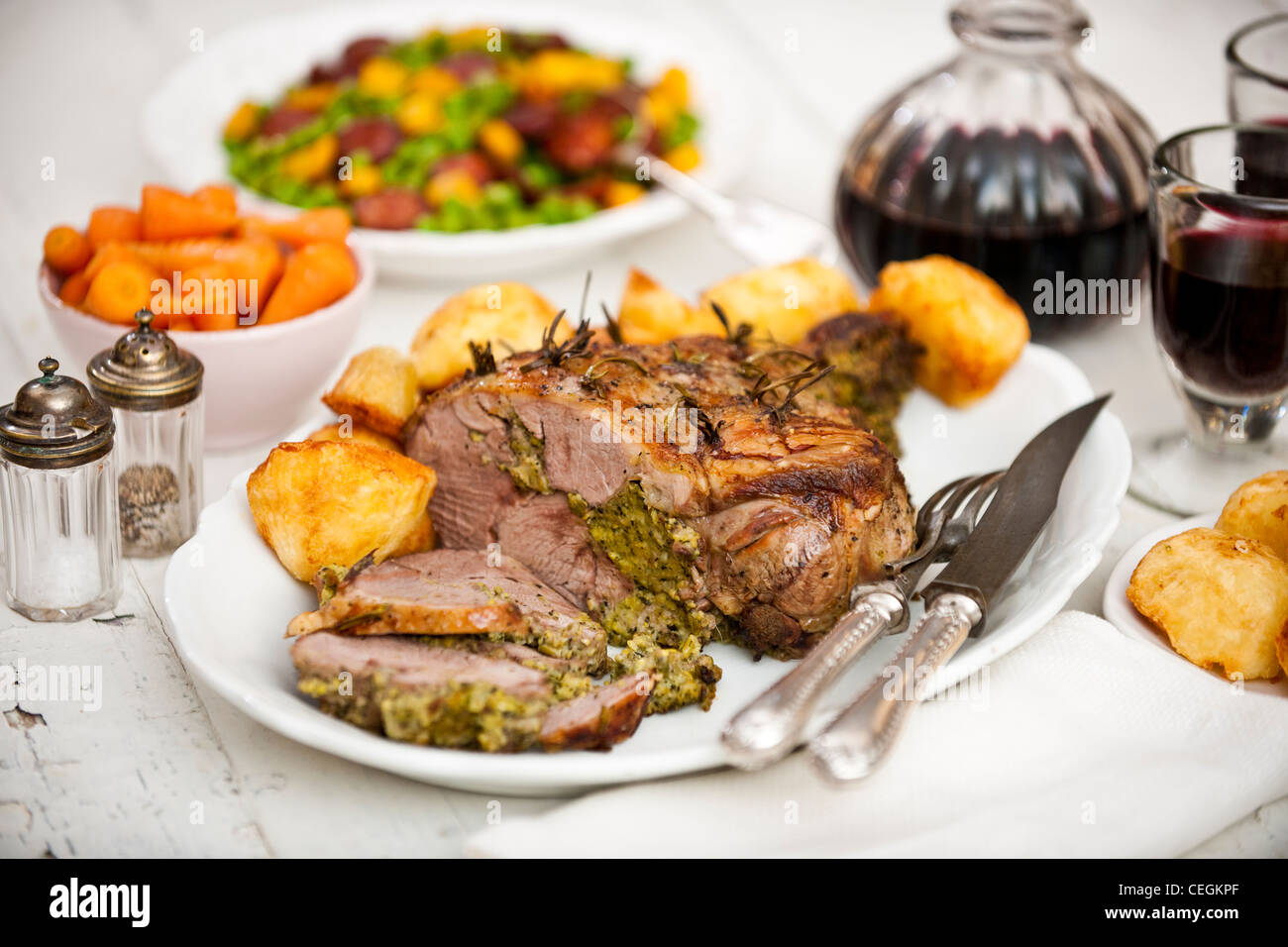 Lamb roast -Fotos und -Bildmaterial in hoher Auflösung – Alamy