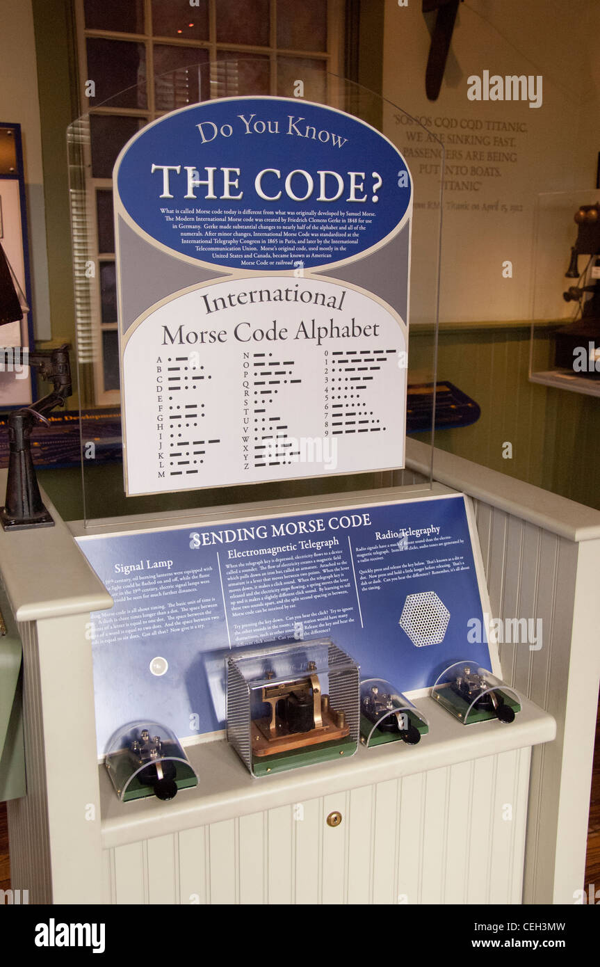 Morse code alphabet -Fotos und -Bildmaterial in hoher Auflösung – Alamy